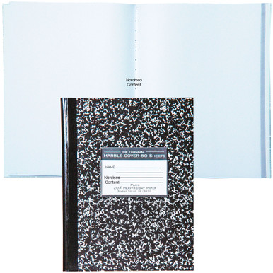 Roaring Spring 77479 Plain Unruled Marble Cover Compostion Book, 10.25 ...