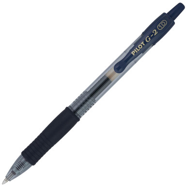 Pilot G2 10 15125 Navy Gel Ink Retractable Rollerball Pen, 1.0mm Bold ...
