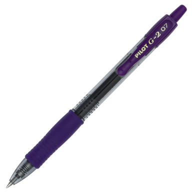 Pilot G2 07 18376 Grape Gel Ink Retractable Rollerball Pen 0.7mm Fine ...