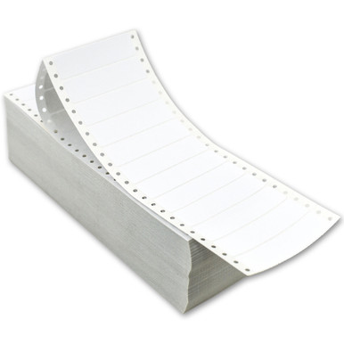 Computer Labels 110654, 3-1/2 x 15/16", 1-Across, White, Permanent ...