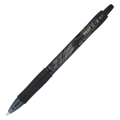 Pilot G2 07 17291 Mineral Art Barrel Black Gel Ink Rollerball Pen, 0 ...