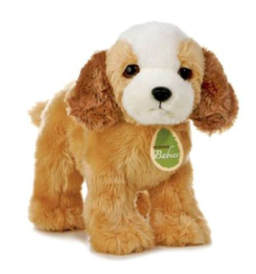 Aurora World Cookie Stuffed Cocker Spaniel Puppy Dog - Beach House Gift ...