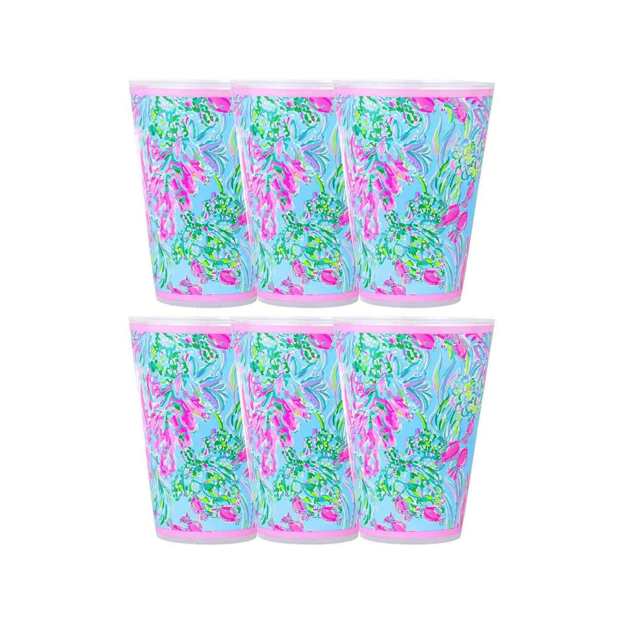 Lilly Pulitzer Pool Cups - Beach House Gift Boutique