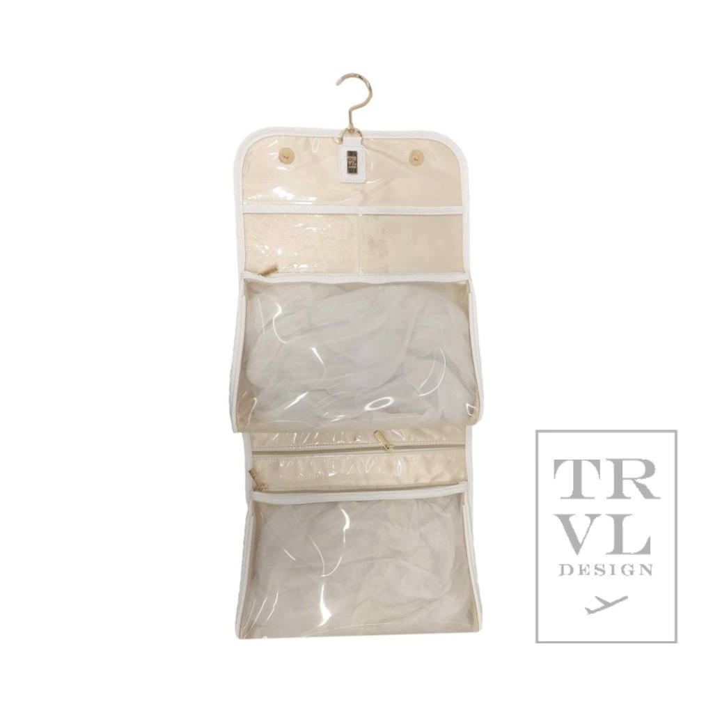 TRVL Design Hanging Toiletry Woven Vegan Leather Case - Beach House ...