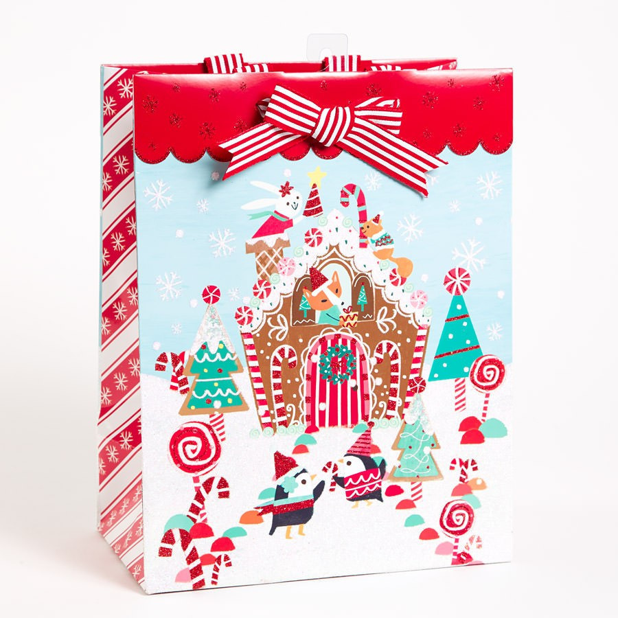 Papyrus Candy Land Gingerbread House Medium Gift Bag - Beach House Gift ...