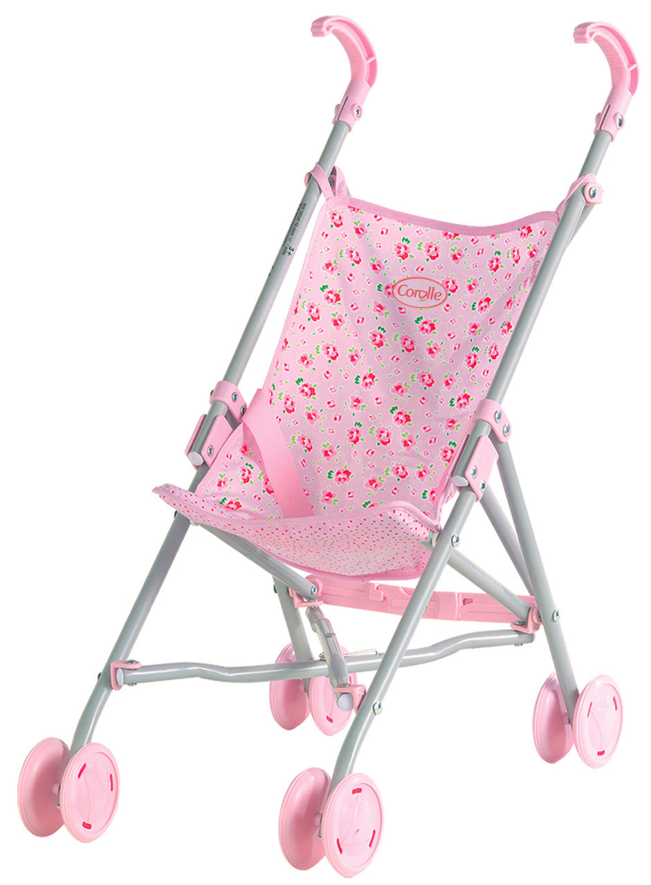 Corolle Pink Floral Doll Umbrella Stroller - Beach House Gift Boutique