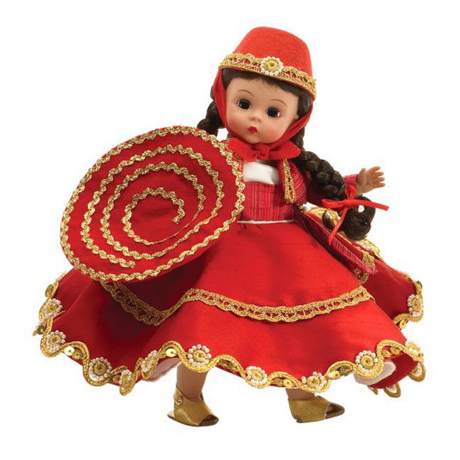 Madame Alexander Turkey Turkish Girl with Whirling Dervishes 8" Doll ...