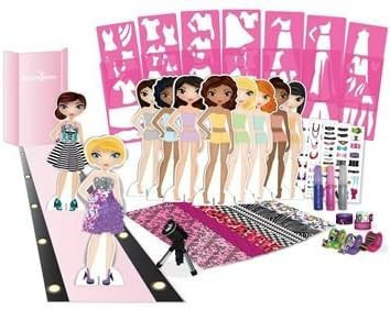 Fashion Angels Runway Models Paper Doll Play Set - Beach House Gift ...