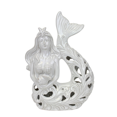 Mermaid Tail Up Figurine LED Light - Beach House Gift Boutique