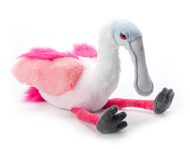The Petting Zoo Wild Onez Stuffed Pink Spoonbill Bird - Beach House ...