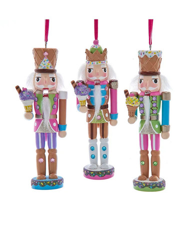 Kurt Adler Ice Cream Cone Nutcracker Ornament - Beach House Gift Boutique