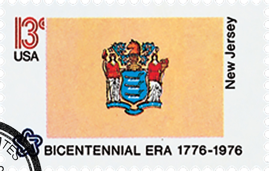 Crest Stamp Flags