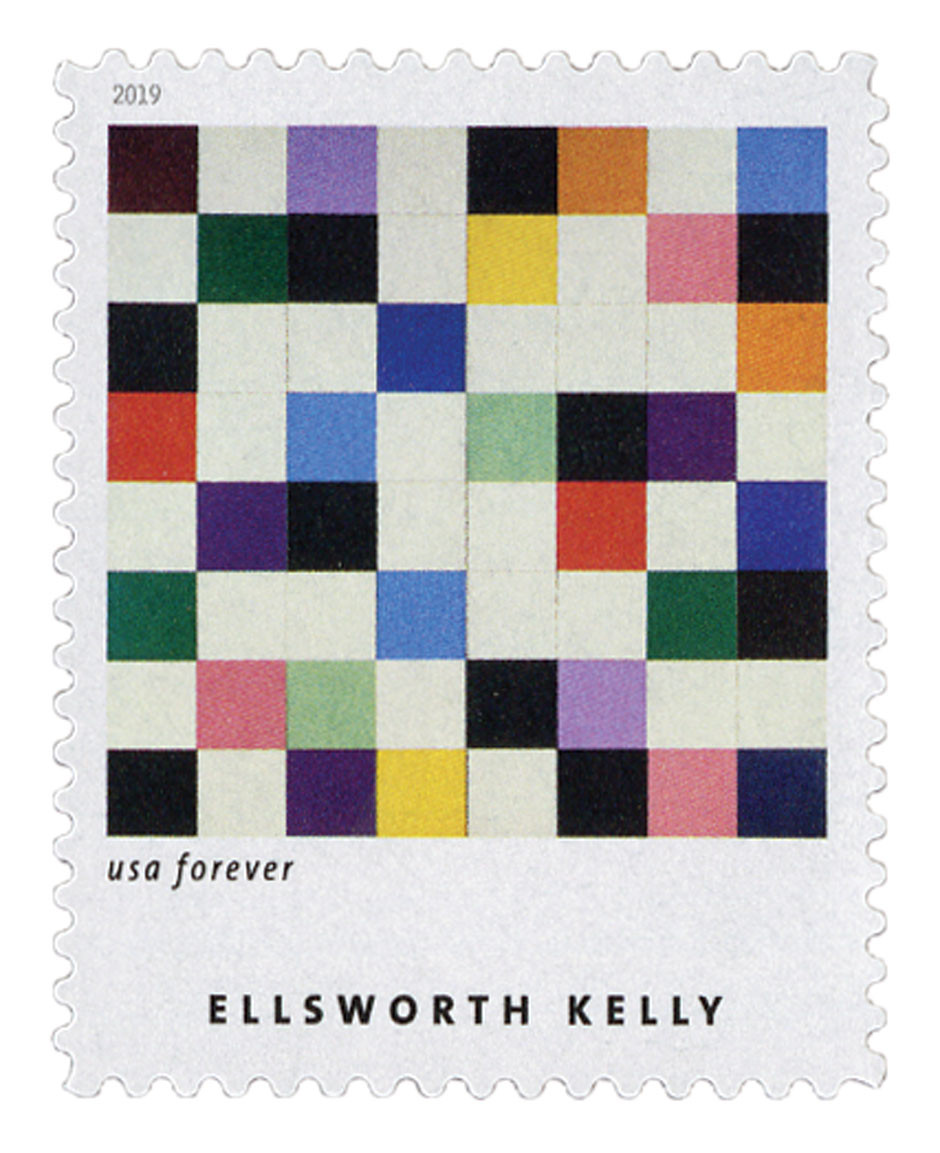 Ellsworth Kelly Stamps UBS Art How Many Colors Do You See? In His