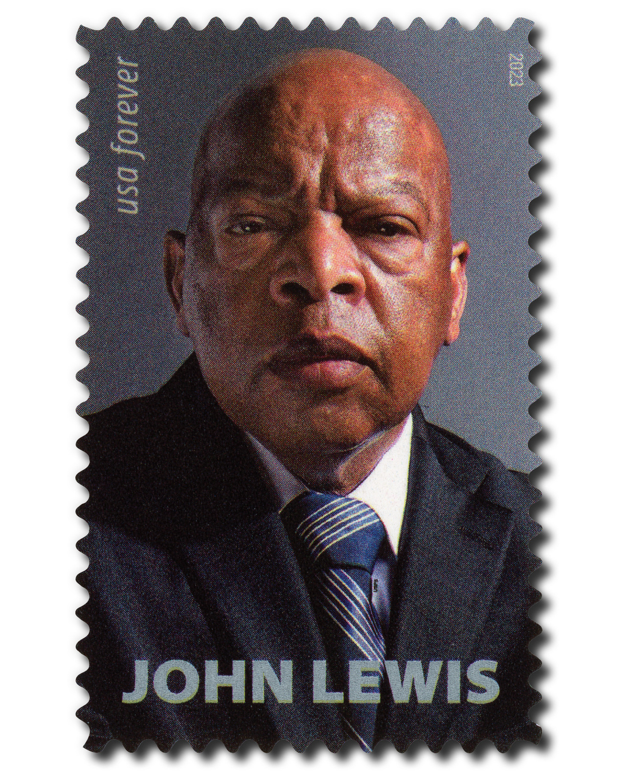 5801 - 2023 First-Class Forever Stamp - John Lewis - Mystic Stamp Company