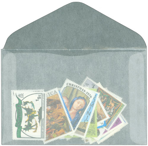 HS203 - 100 #3 Glassine Envelopes 2 1/2" x 4 1/4" - Mystic Stamp Company