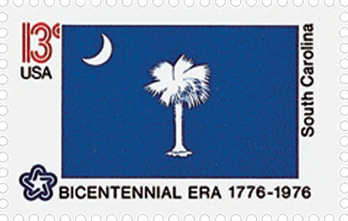 1674 - 1976 13c Bicentennial State Flags: Washington - Mystic Stamp Company
