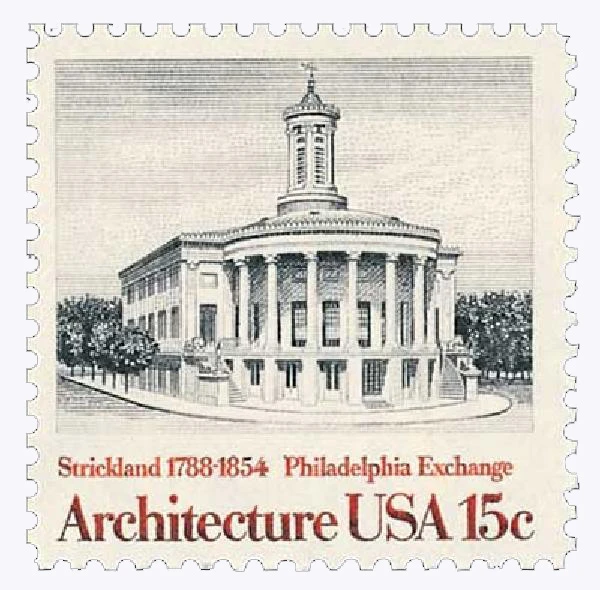 1779-82 - 1979 15c American Architecture - Mystic Stamp Company