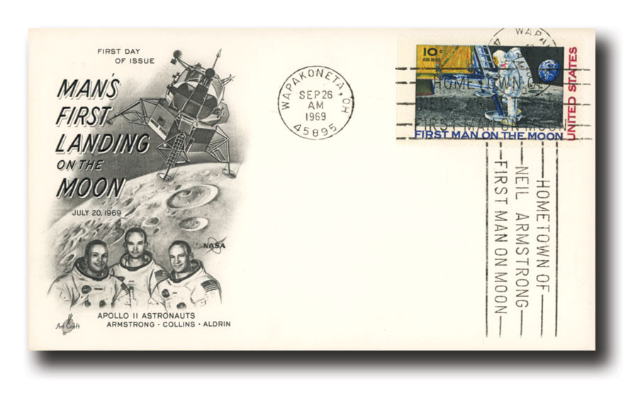 First Manned Moon Landing Date