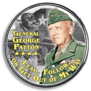 RU222 - General Patton Coin - Mystic Stamp Company