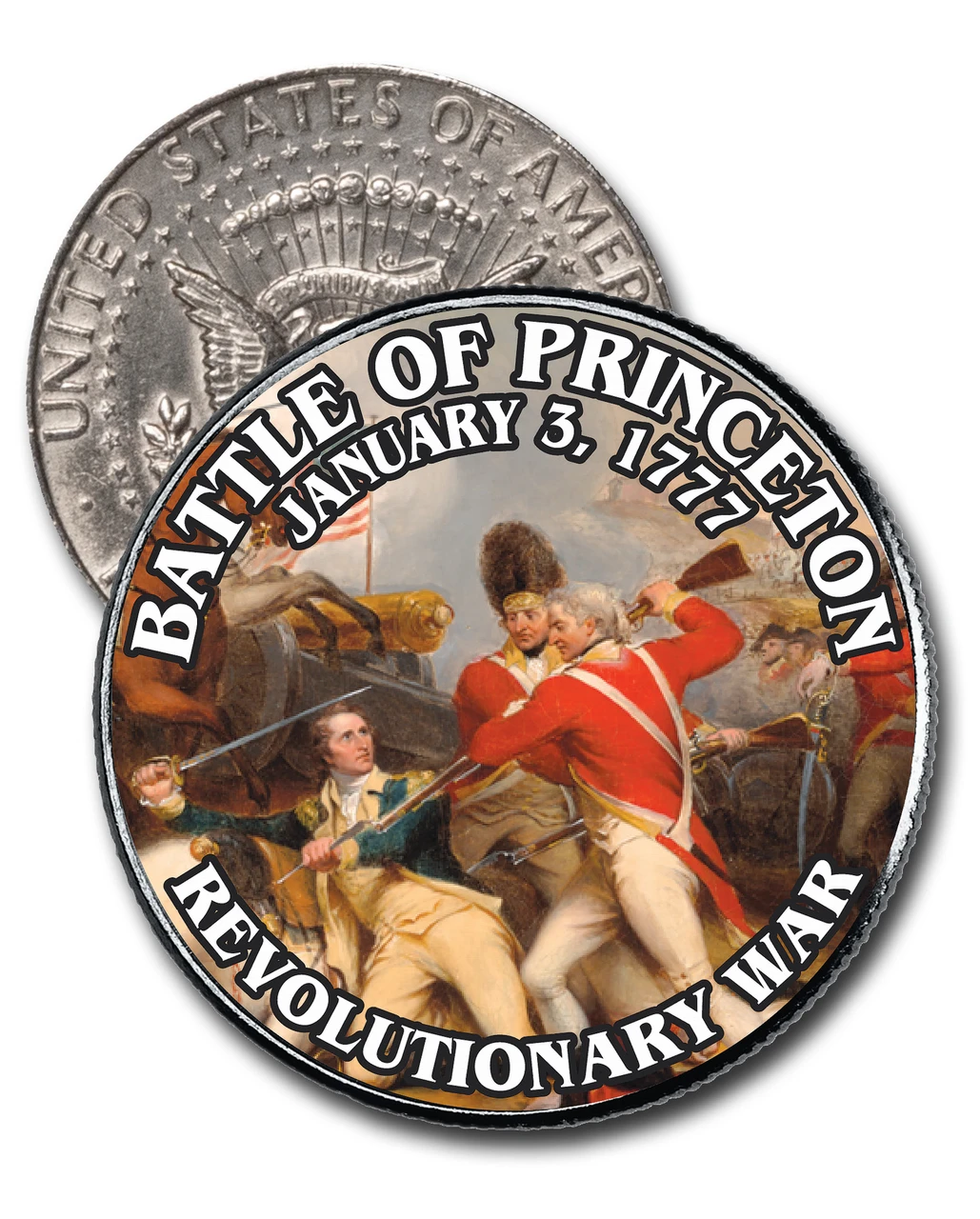 CNS7006 - Revolutionary War "Battle of Princeton" US Half Dollar ...