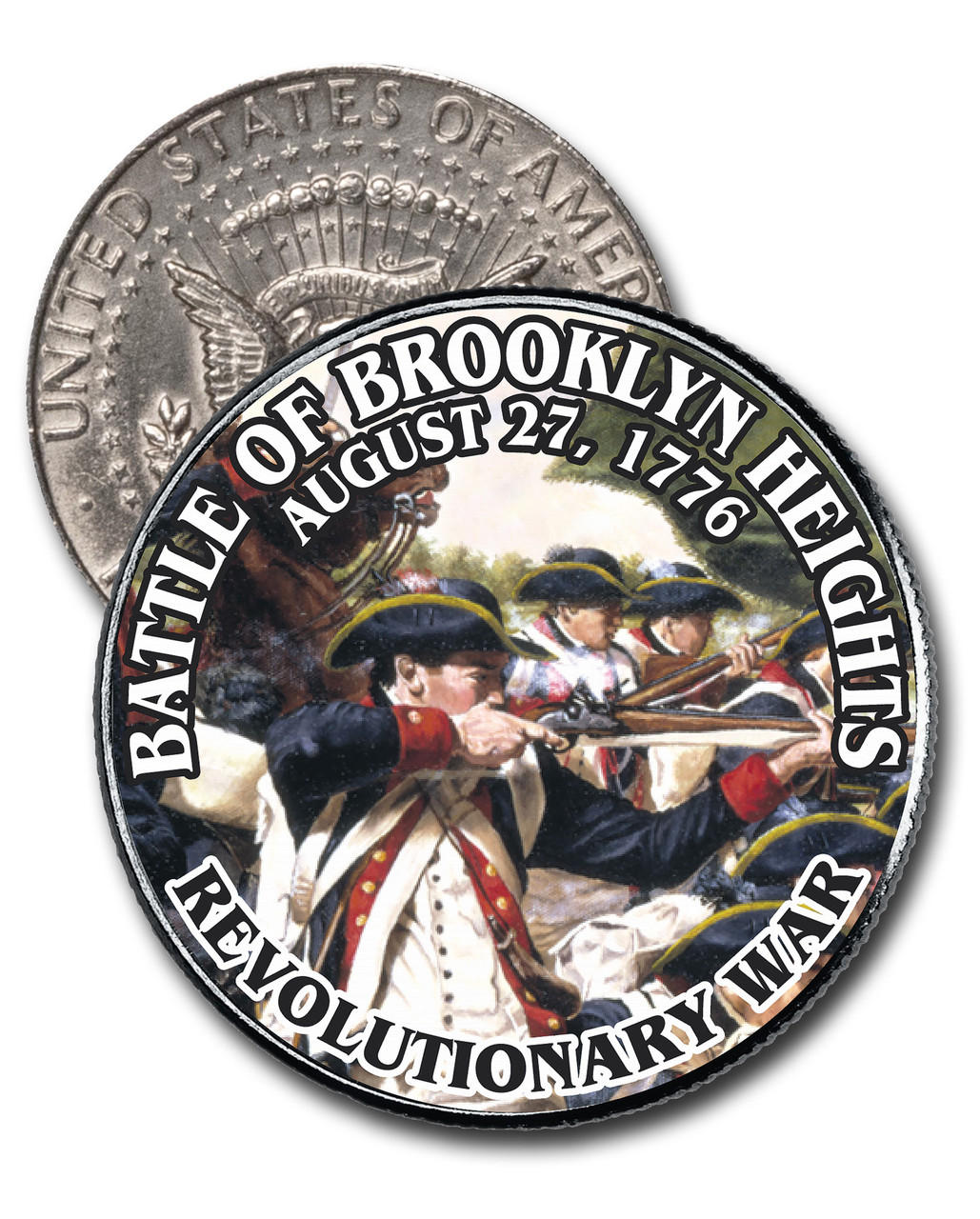 CNS7008 - Revolutionary War "Battle of Brooklyn Heights" US Half Dollar ...