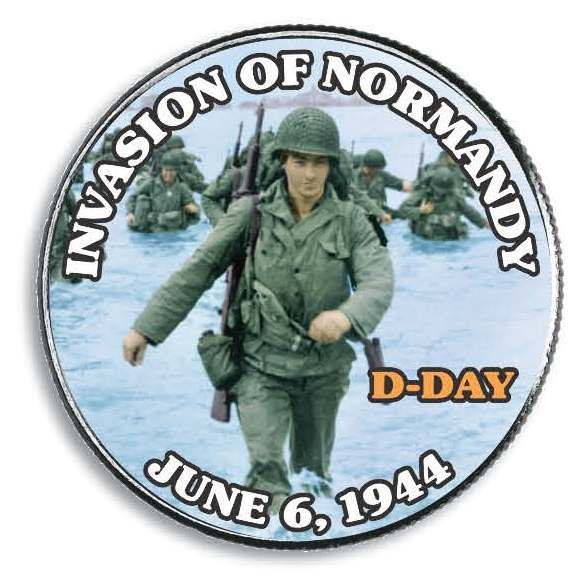 GP214 - D-Day Coin - Mystic Stamp Company