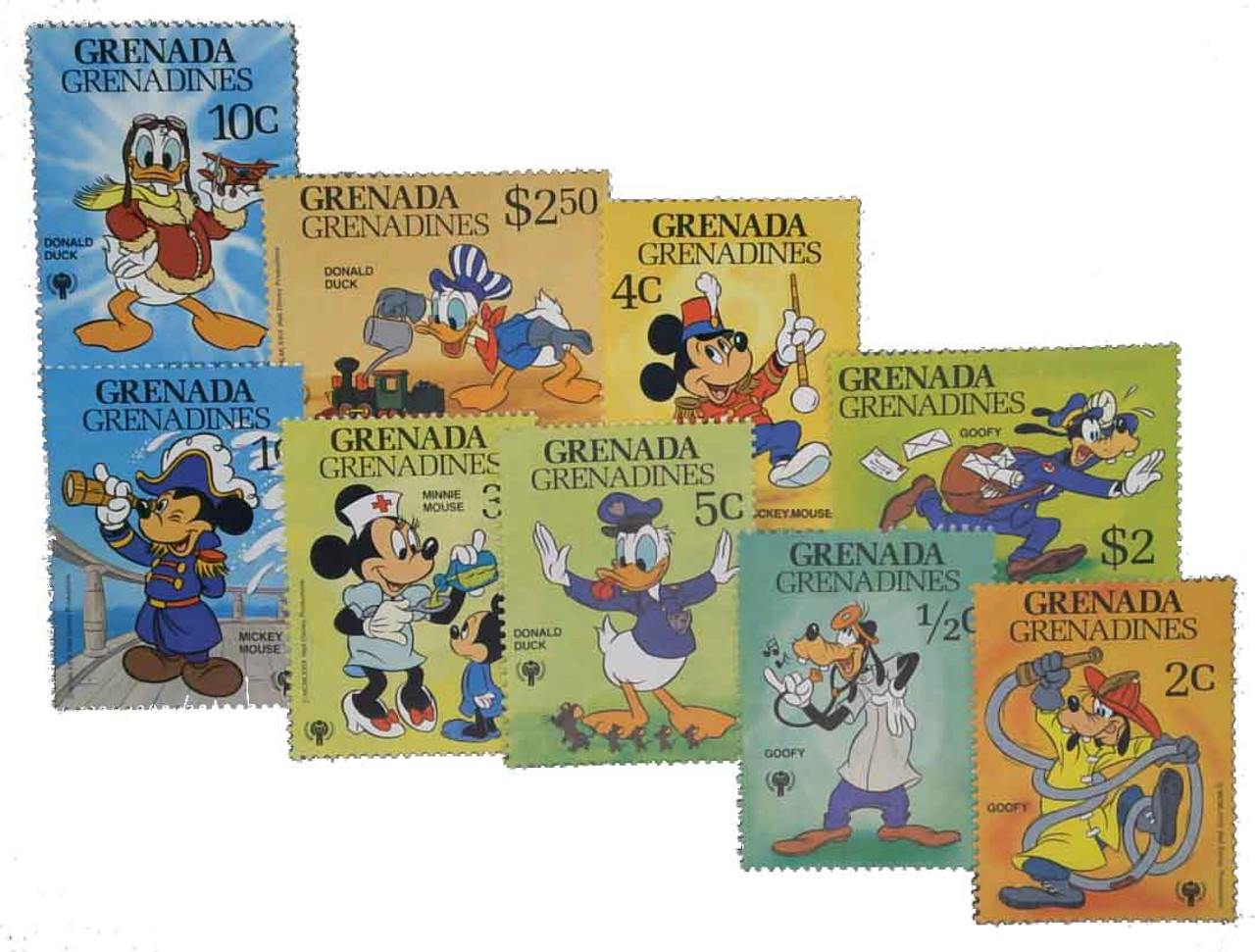 350-58 - 1979 Grenada Grenadines - Mystic Stamp Company