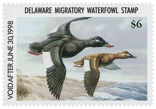 SDDE18 - 1997 Delaware State Duck Stamp - Mystic Stamp Company