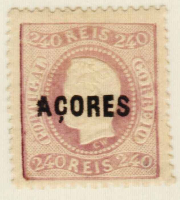 15 - 1885 Azores - Mystic Stamp Company