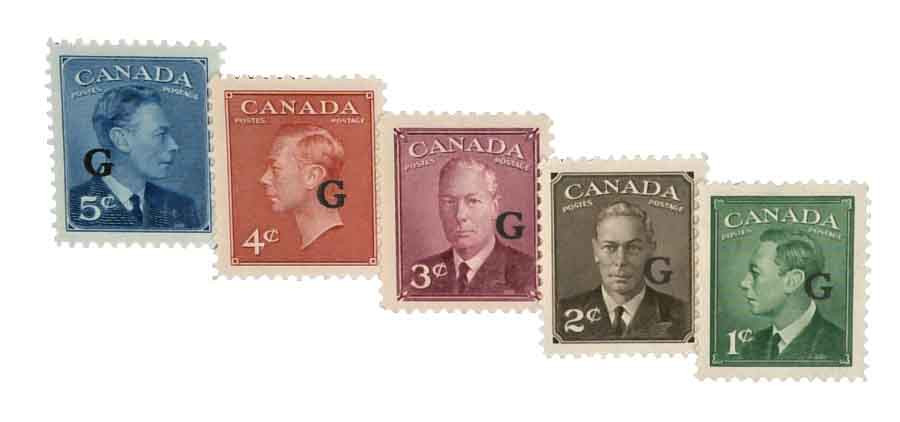 O16-20 - 1950 Canada - Mystic Stamp Company