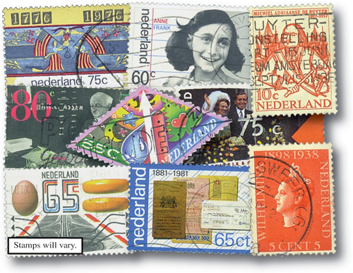 M4771 - Netherlands, 300 Different Stamps - Mystic Stamp Company