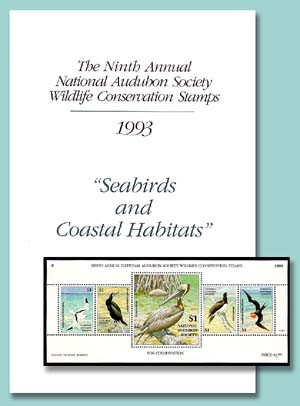 59333 - 1993 Audubon Sheetlet w/Folder - Mystic Stamp Company