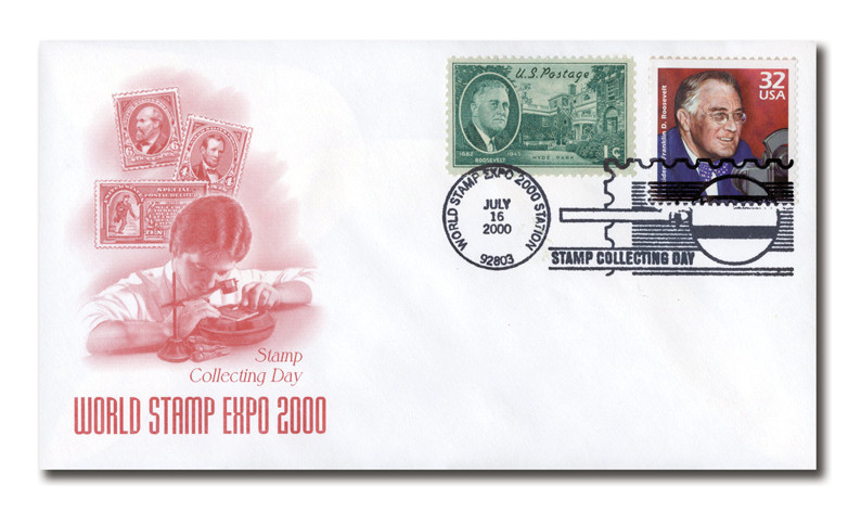 AC258 - 07/16/2000, USA, World Stamp Expo 2000 Stamp Collecting Day ...