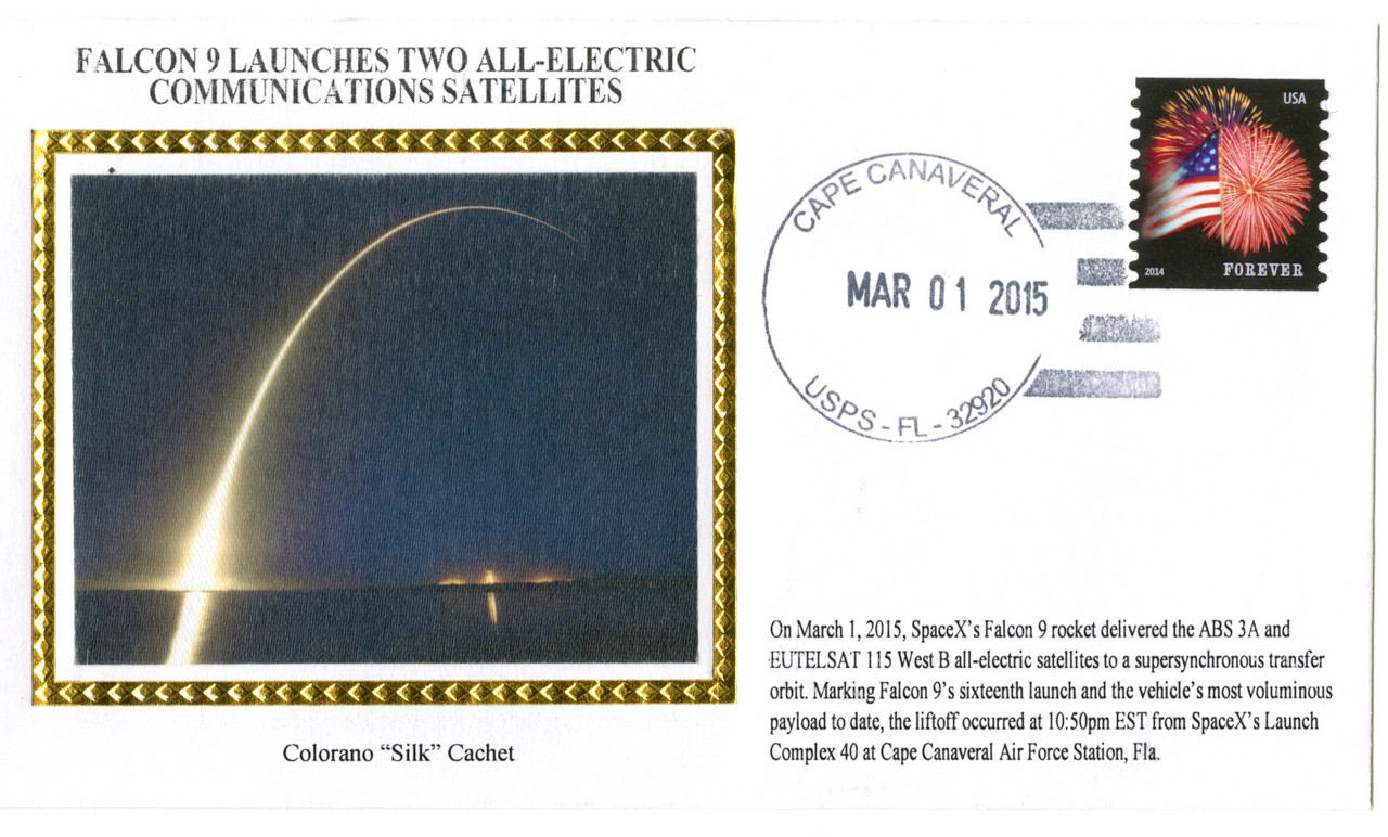SPC1565 - Falcon 9 Launches Two Communications Satellites - Mystic ...