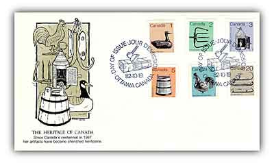 6A922P - 1982 Heritage Artifact Combo - Mystic Stamp Company