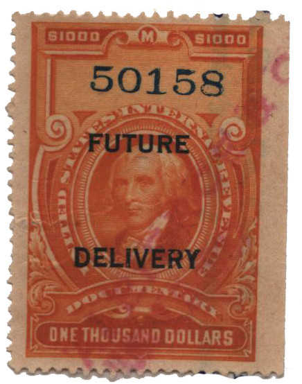 RC21 - 1918-34 $1000 Future Delivery Stamp - type I, orange - Mystic ...