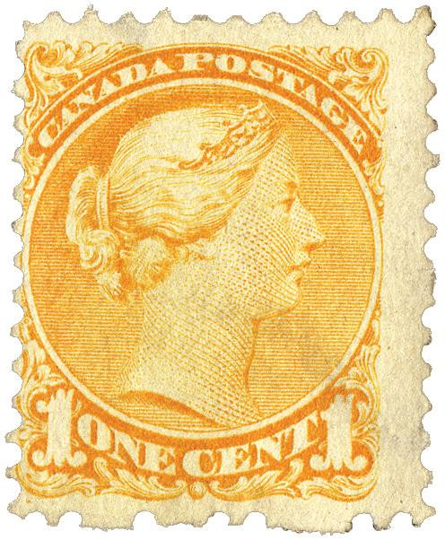 35d - 1873 Canada - Mystic Stamp Company