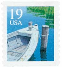2529C - 1994 19c Fishing Boat, coil, Type II - Mystic Stamp Company