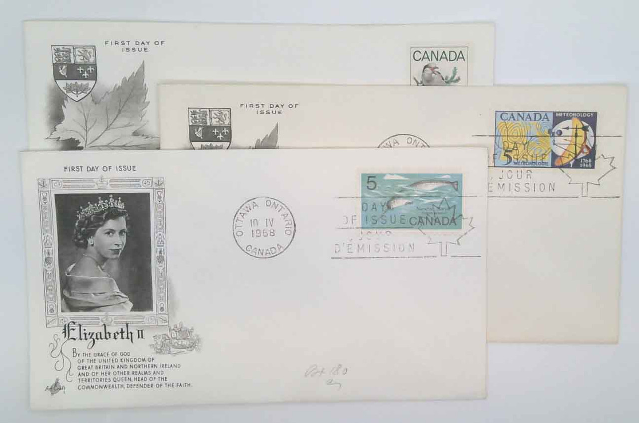 478-80 - 1968 Canada - Mystic Stamp Company