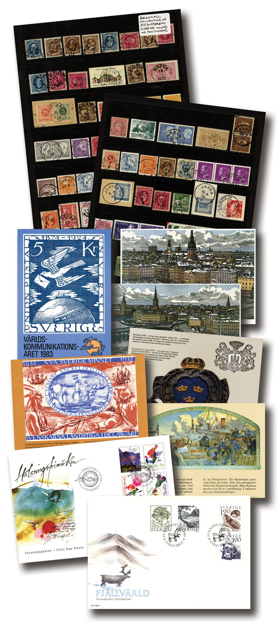 WW693 - 1872-1965 Sweden Collection - Mystic Stamp Company