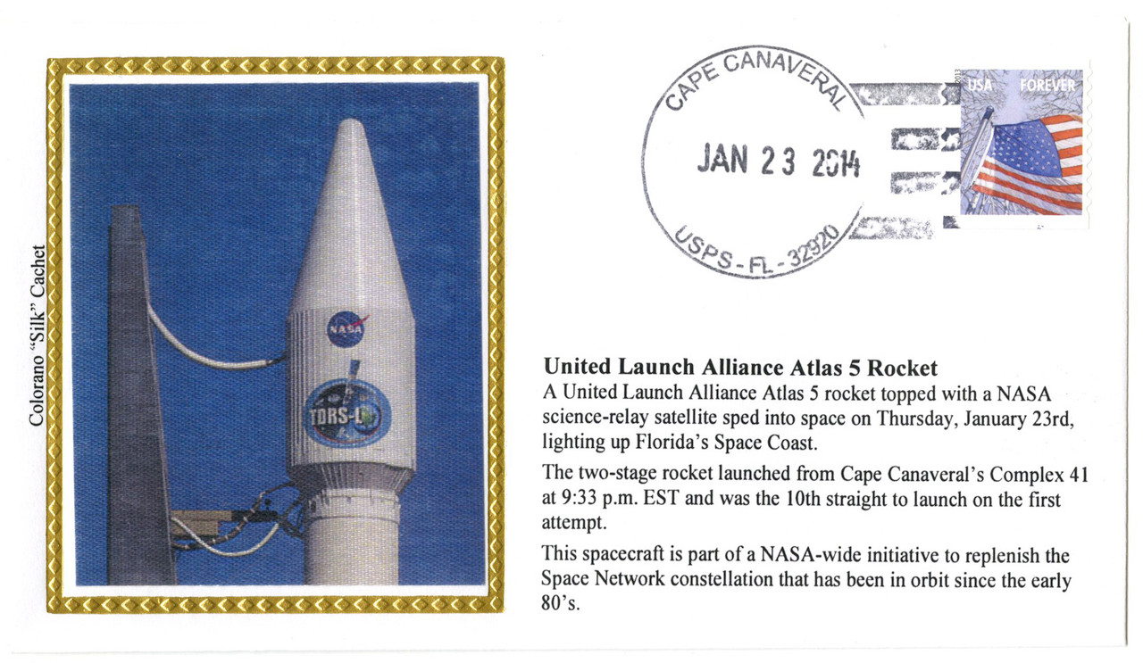 SPC1550 - United Launch Alliance Atlas 5 Rocket - Mystic Stamp Company