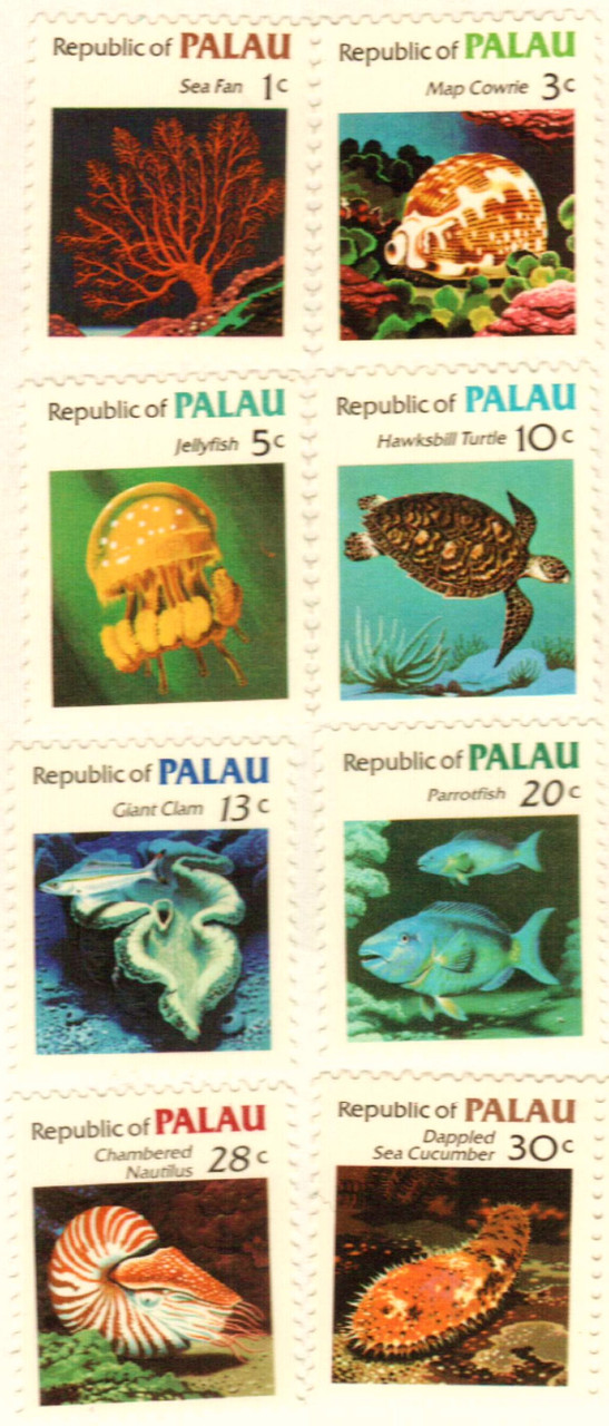 9-16 - 1983-84 Palau - Mystic Stamp Company