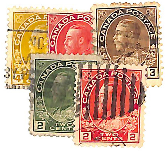 106-10 - 1911-23 Canada - Mystic Stamp Company