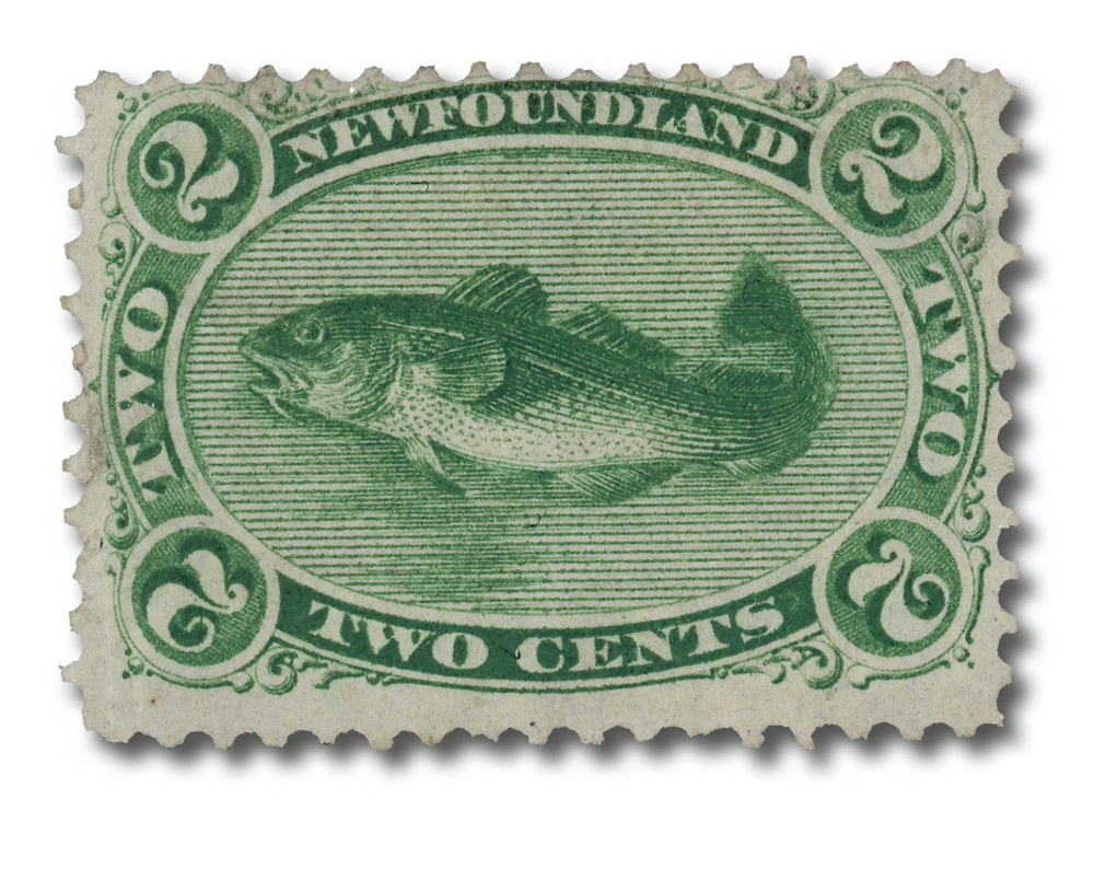 24 - 1865 Newfoundland - Mystic Stamp Company