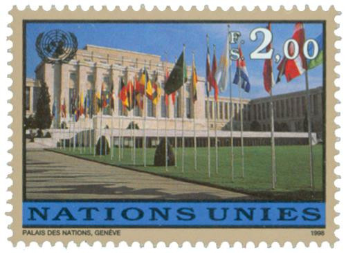 UNG317 - 1998 Geneva Peacekeeping - Mystic Stamp Company
