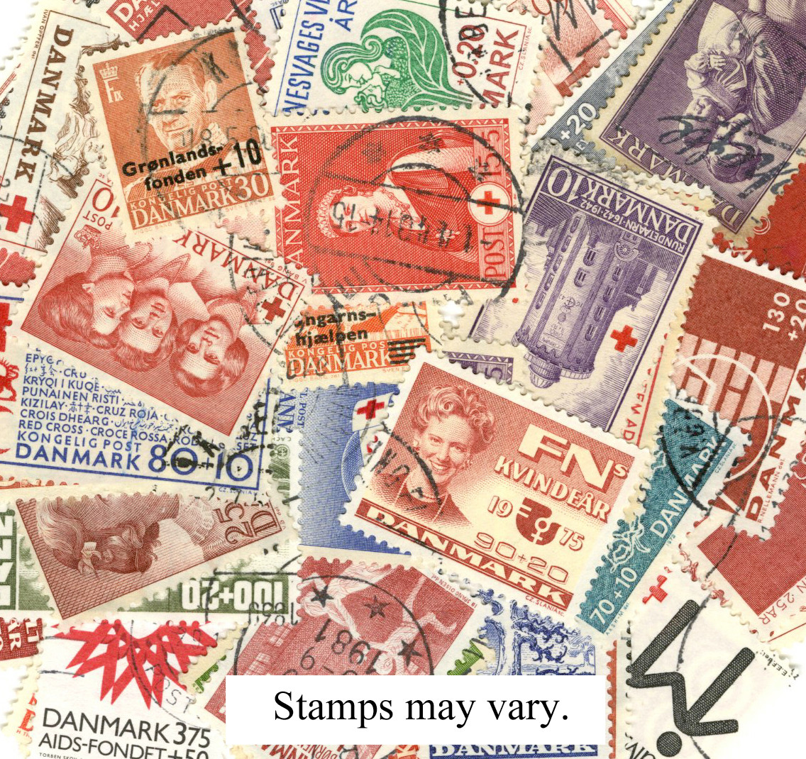 MP1375 - Denmark Semipostals, 50 Different Stamps - Mystic Stamp Company