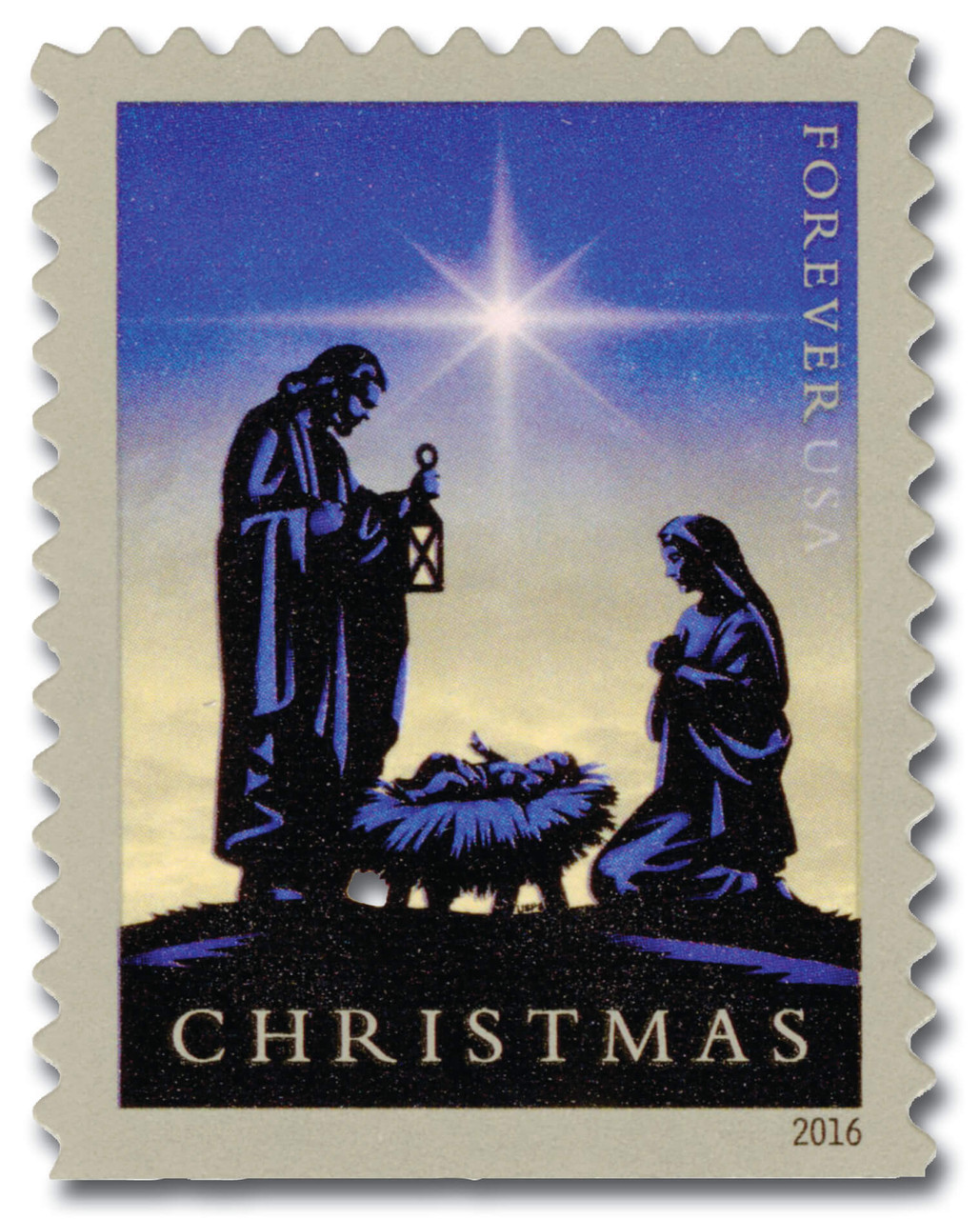 5144 - 2016 First-Class Forever Stamp - Traditional Christmas: Nativity ...