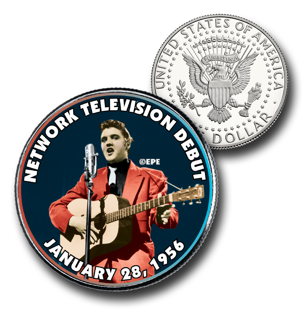 CNS1028 - Elvis Presley "Network Television Debut" US Half Dollar ...
