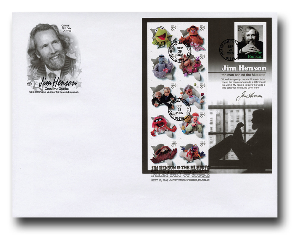 3944a-k - 2005 37c Jim Henson & Muppets - Mystic Stamp Company