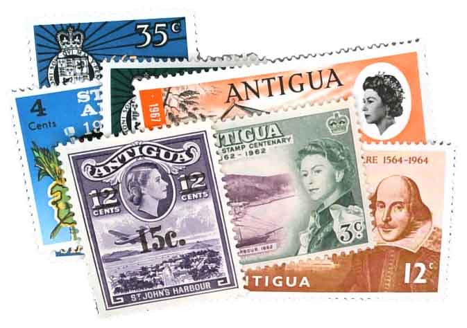 129//94 - 1962-67 Antigua - Mystic Stamp Company
